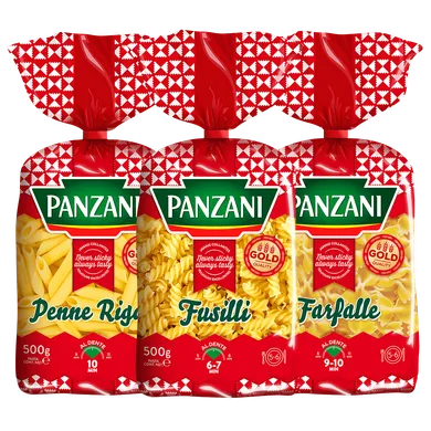 Les Pâtes et couscous Panzani - Différentes gammes et formes - Panzani